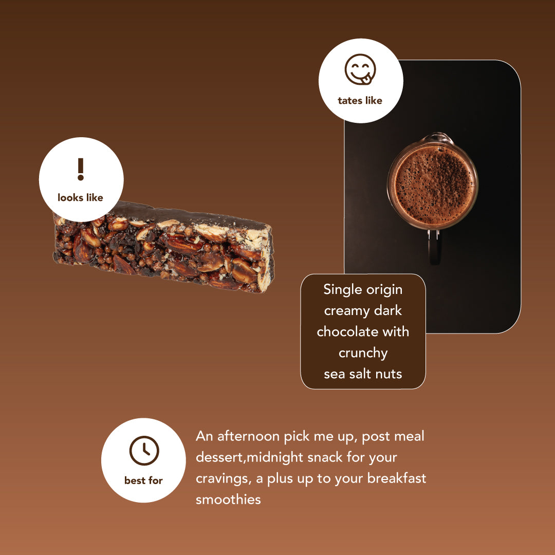 Bliss Snack Bar | Wild Dark Chocolate – LoopandKnot